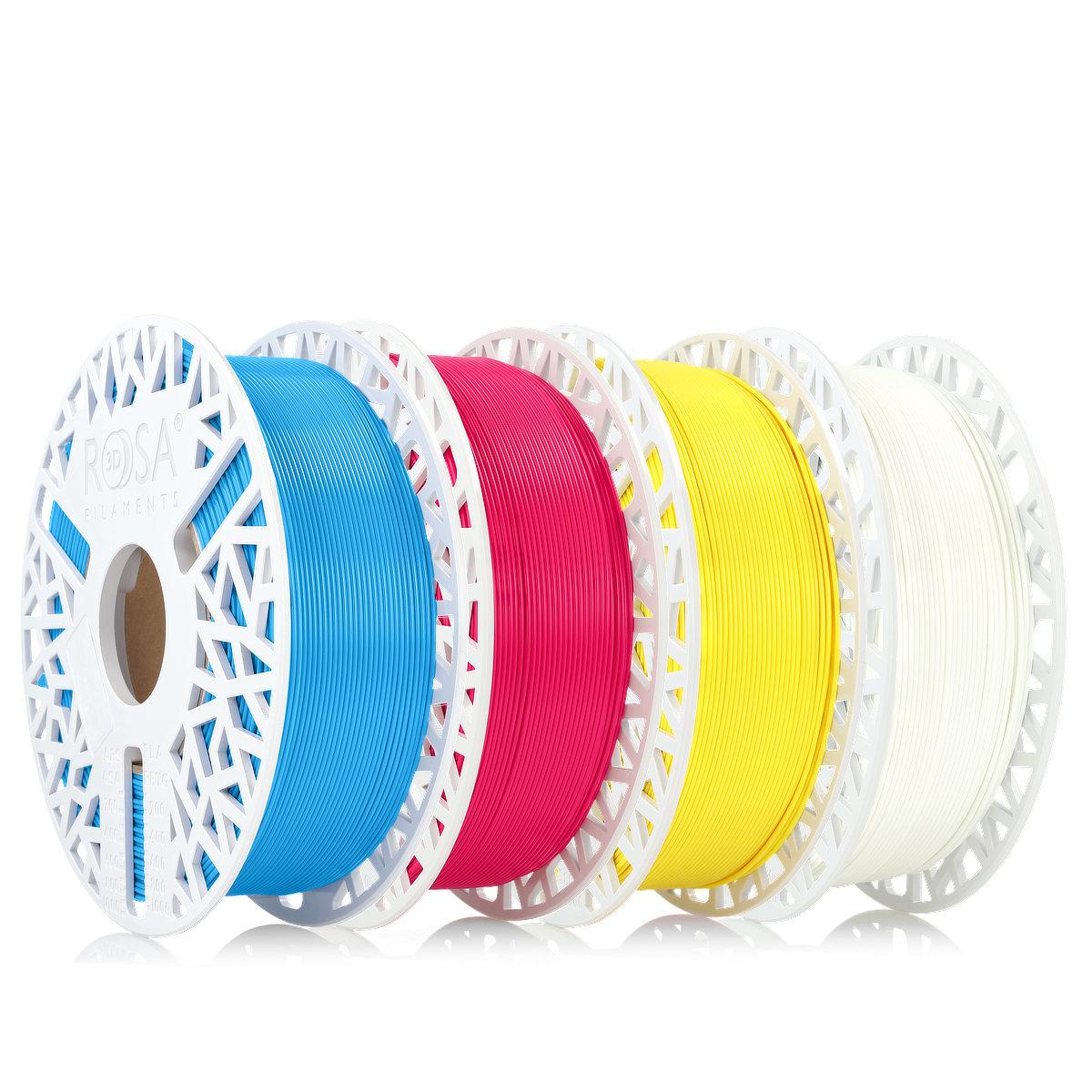 Filament 3D Zestaw PLA Starter Lithophane CMYK | sklep ROSA3D Filaments