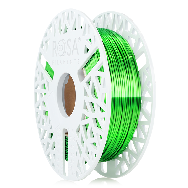 FILAMENT 3D PLA-Silk Green 1,75mm 0,5kg | ROSA3D Filaments eshop