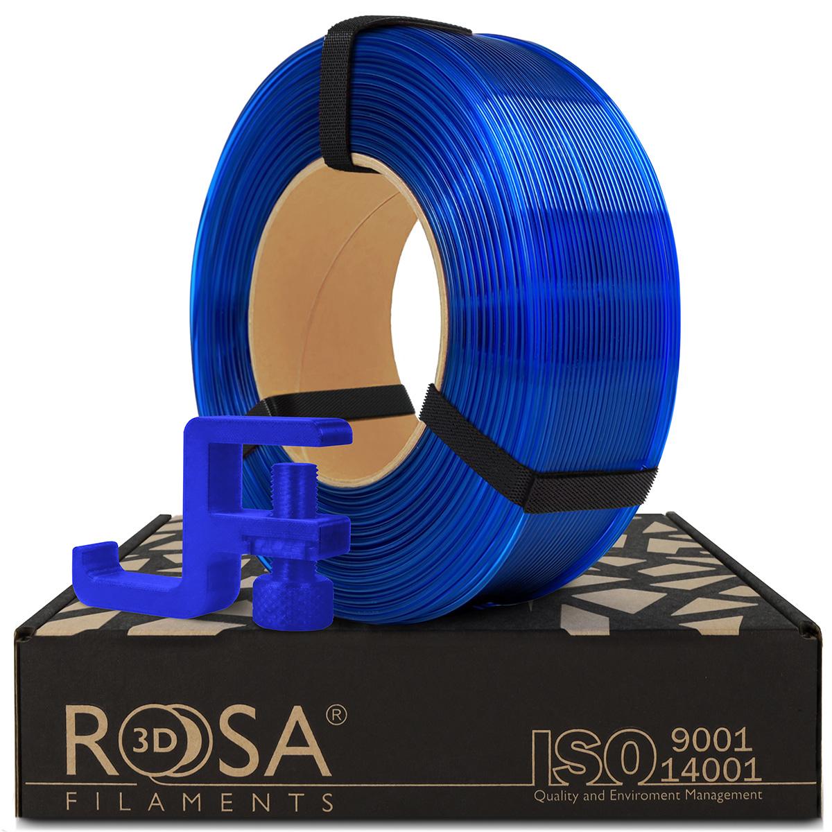 Filament 3D ReFill PCTG Blue Transparent | ROSA3D Filaments eshop
